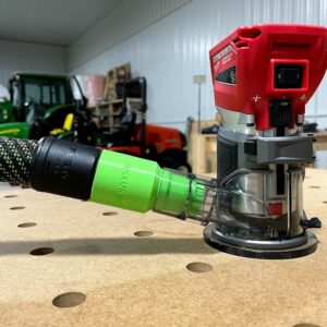 Dewalt Trim Router Dust Adapter for Festool 27mm Hose - ToolCurve