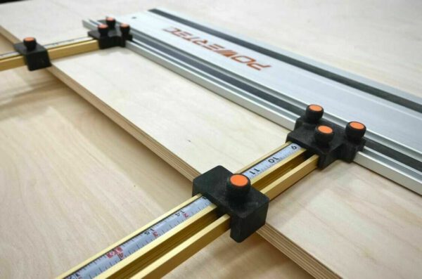 Parallel Guides for PowerTec Track Saw Guide Rail - ToolCurve