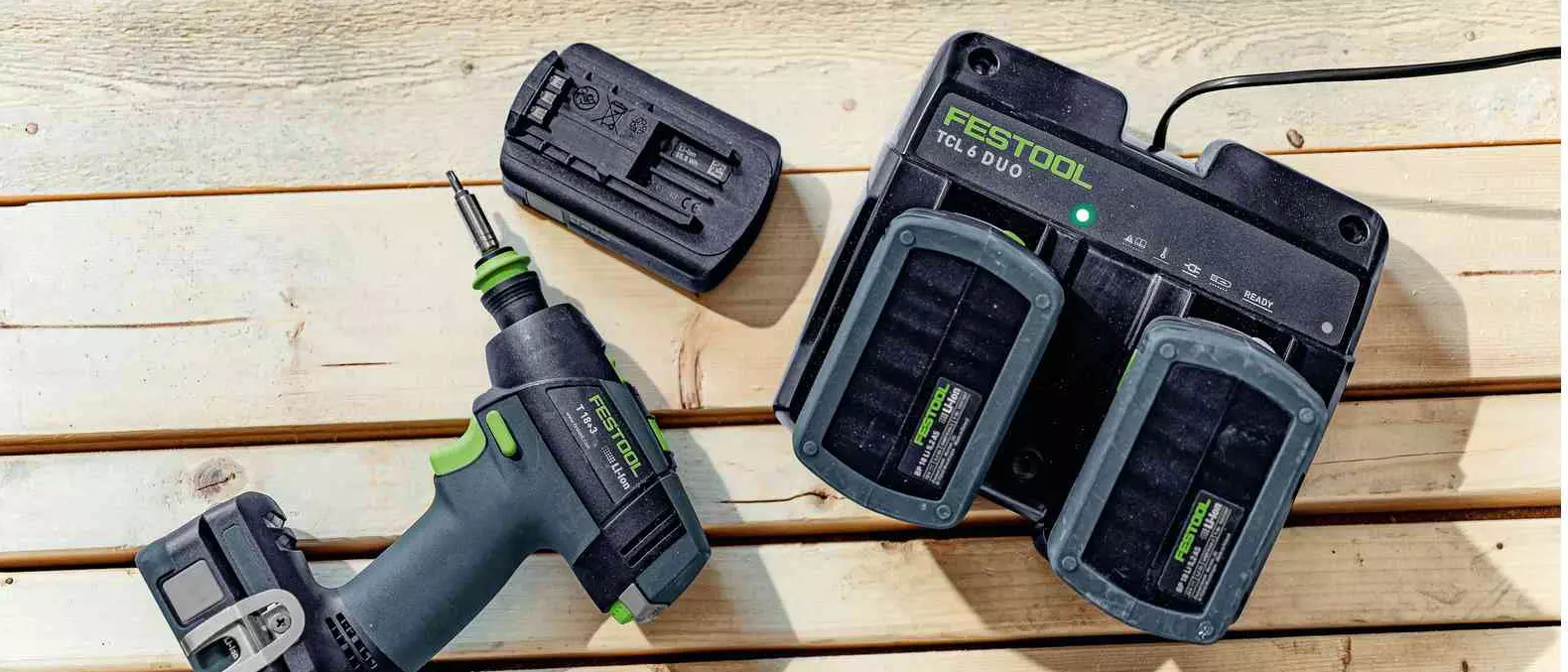 Festool Dual Battery Charger TCL 6 DUO - ToolCurve